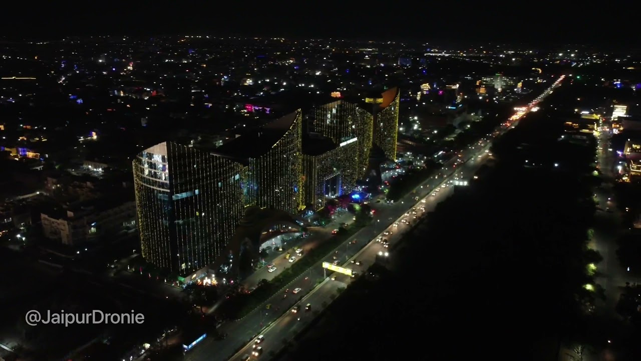 360° view of WTP | World trade Park | Jaipur Dronie |Drone Shoot ...