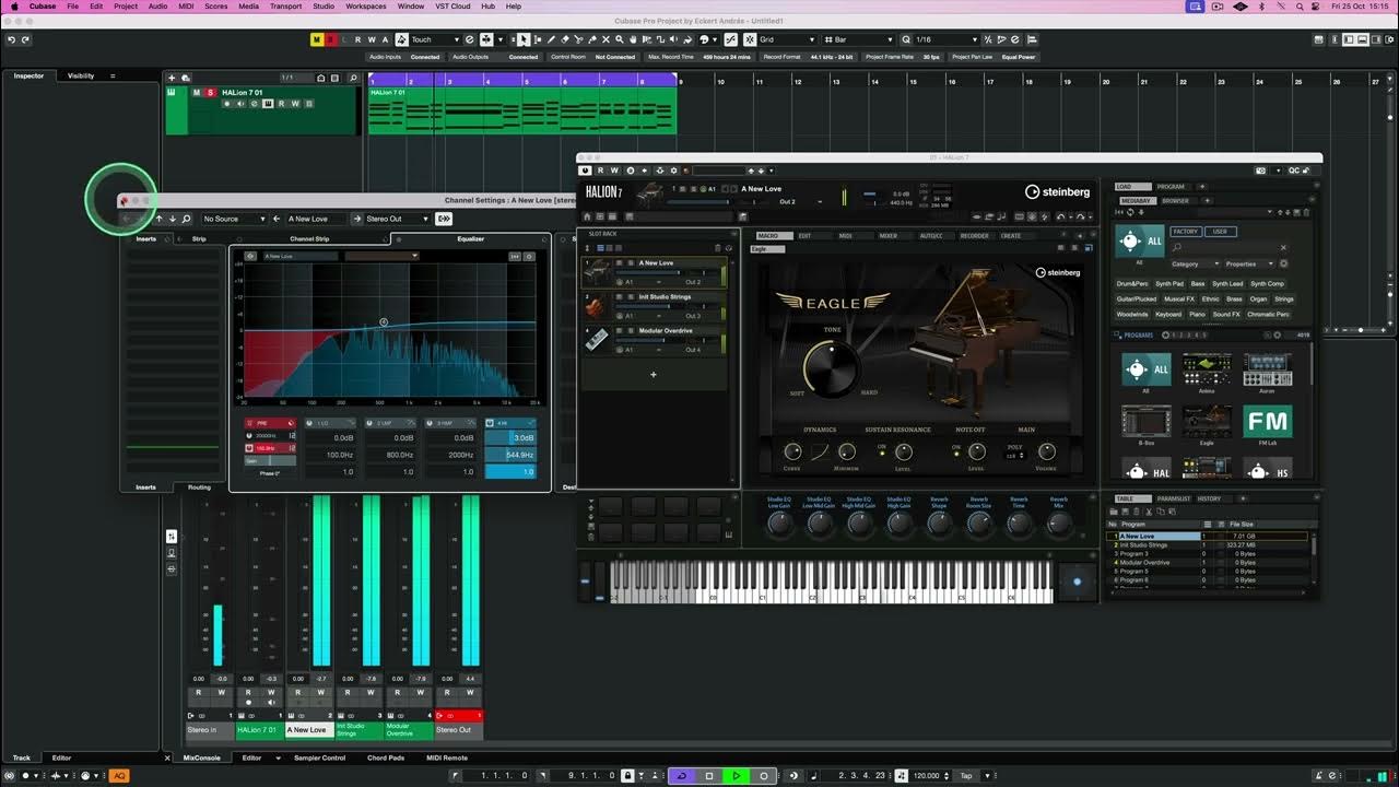 CUBASE - 18 LAYEREKZES MULTI OUTPUT - YouTube