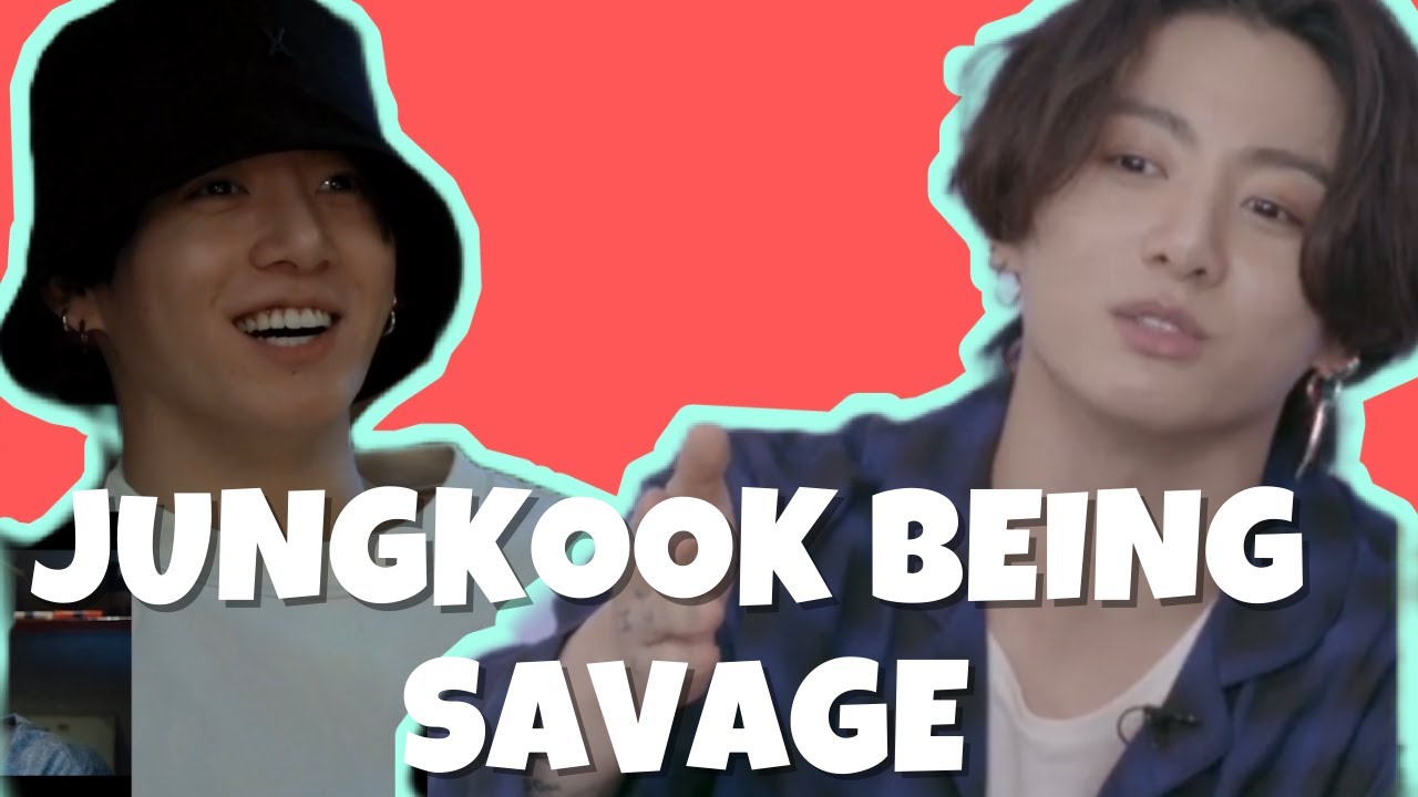 BTS Jungkook being savage - YouTube