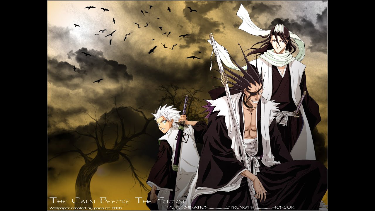 Bleach Chapter 666:Empty Hall of the Puppet Temple; 3 CAPTAIN THREE-WAY ...