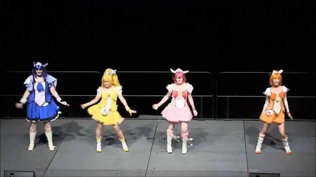 Precure Smile Cosplay Ending Dance - Saturday Supanova Gold Coast 2013 ...
