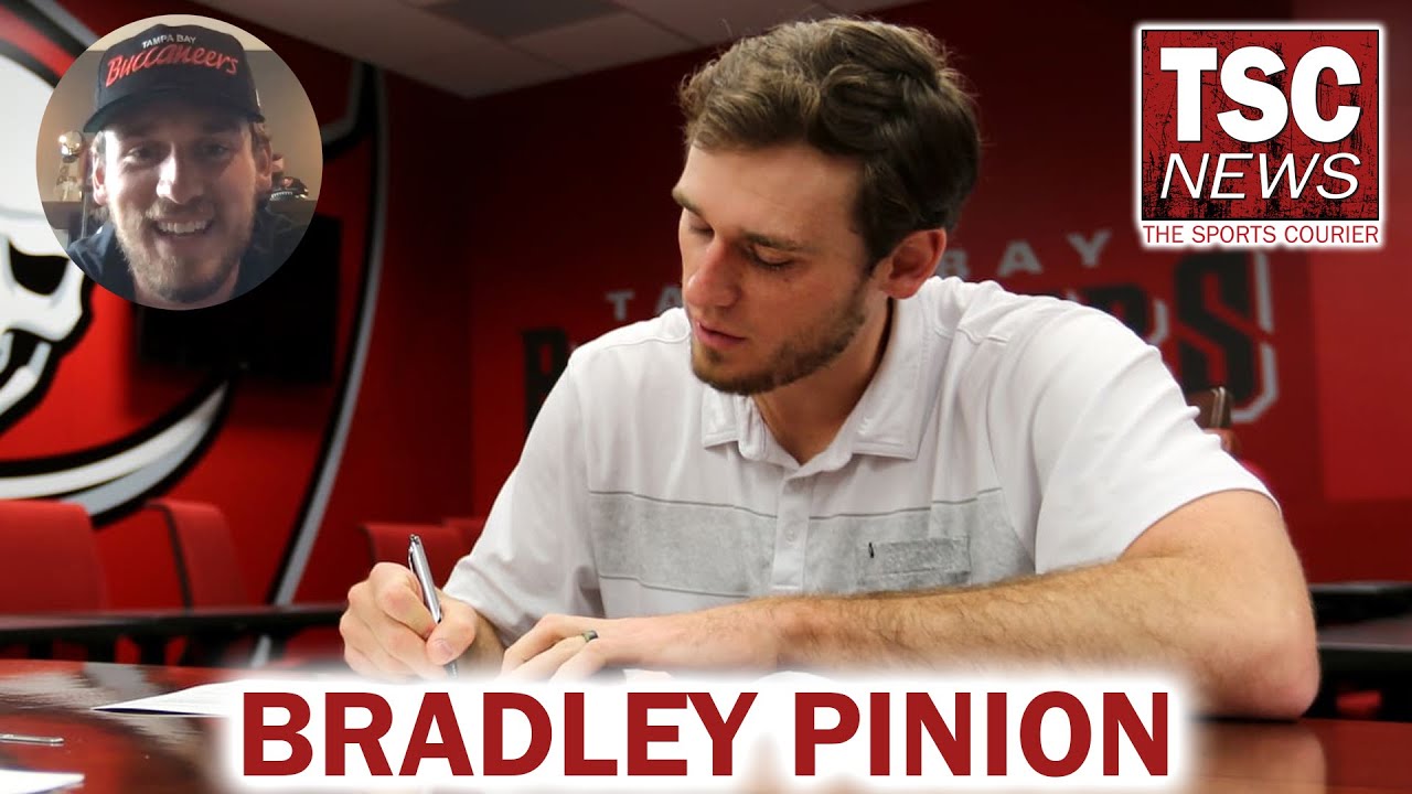 Buccaneers' Bradley Pinion on Life of an NFL Punter | TSC News - YouTube