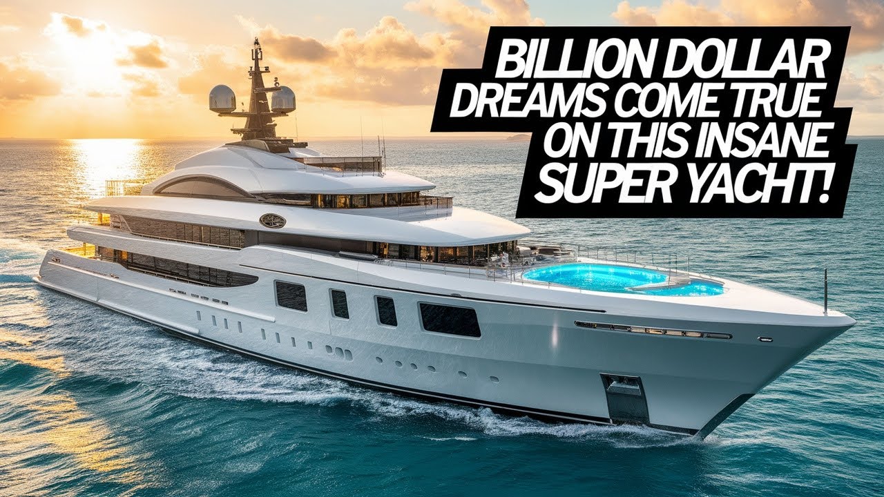 BILLION DOLLAR Dreams Come True on This Insane Super Yacht! - YouTube