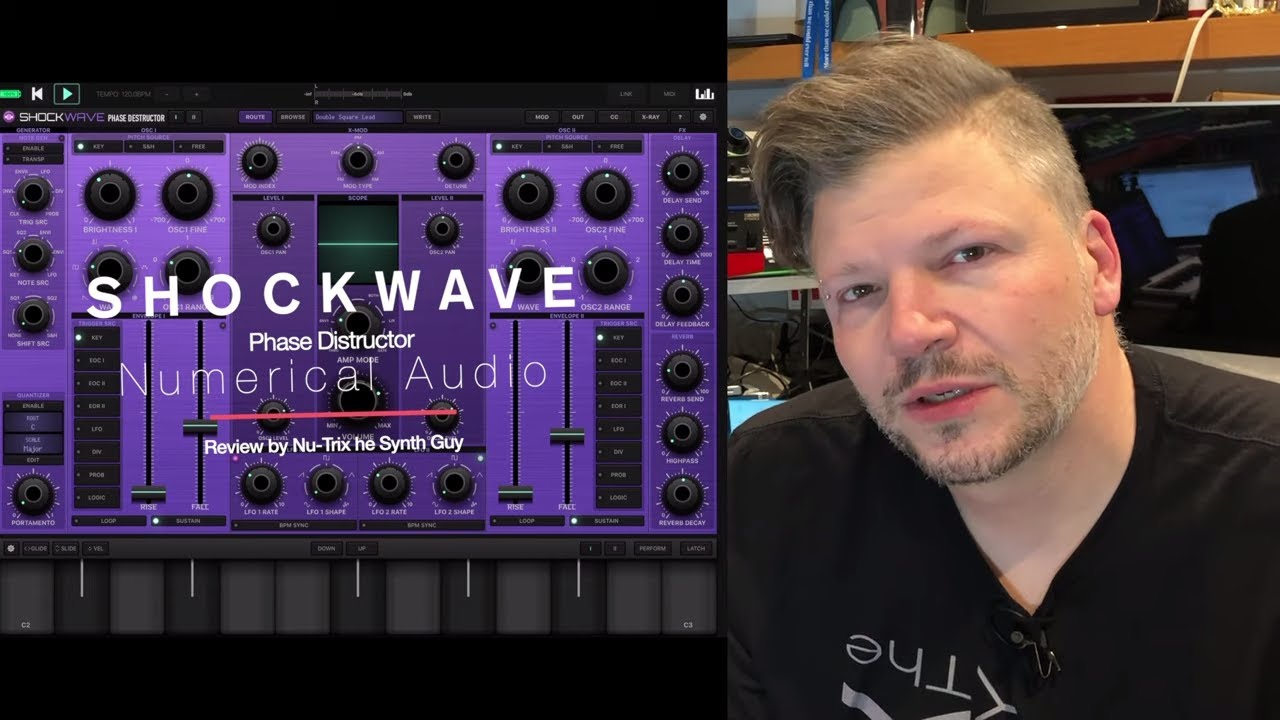 Shockwave iOS Synth review, sound design and sounds demos - YouTube