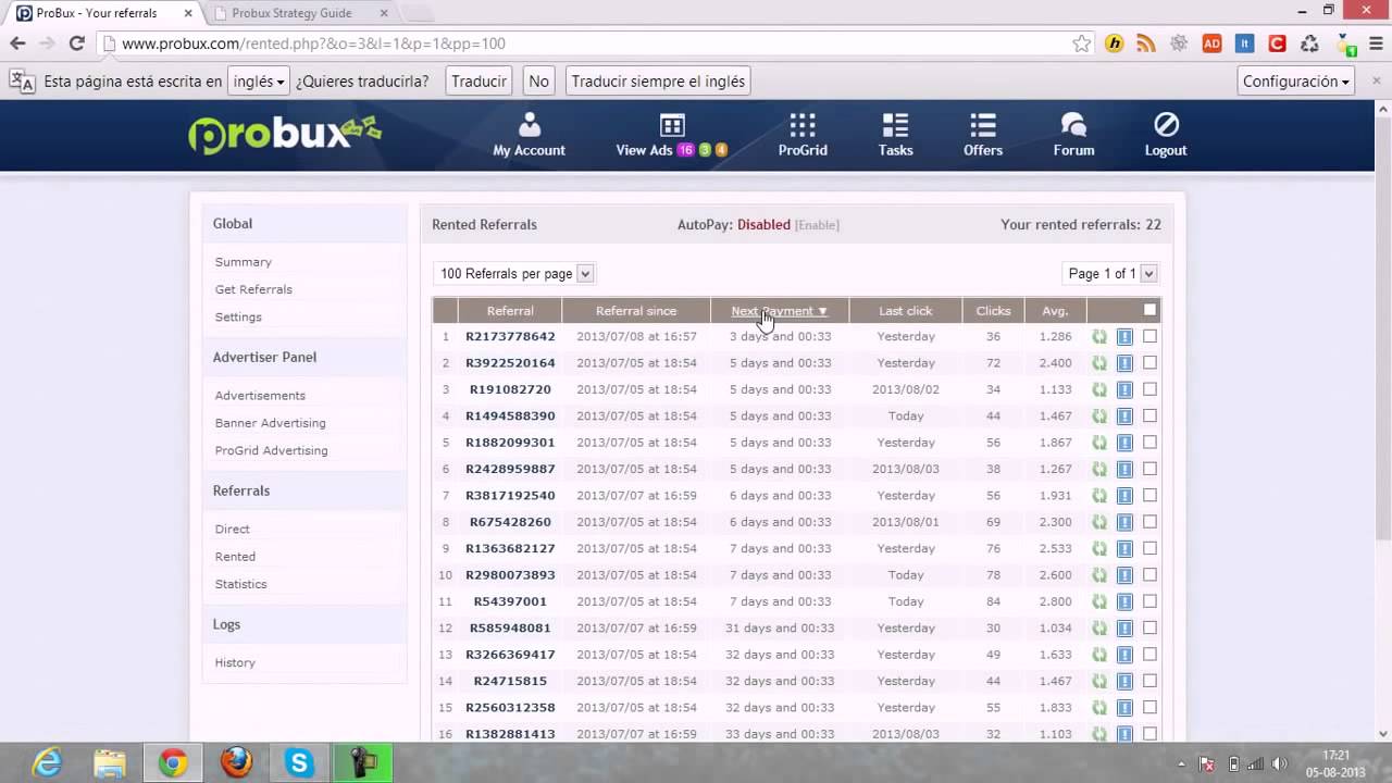 Estrategia Probux 40 Dolares Diarios 2014 - YouTube