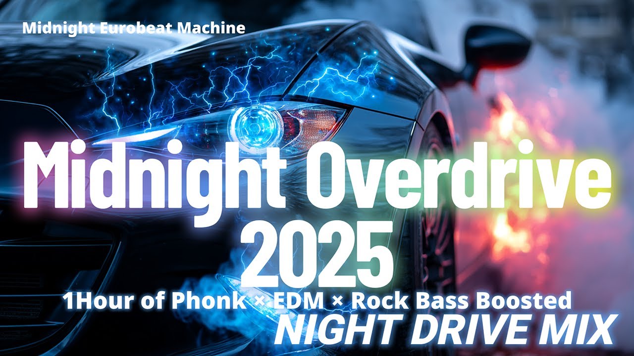 ⚡ Midnight Overdrive 2025 – 1 Hour of Phonk × EDM × Rock Bass Boosted ⚡ ...