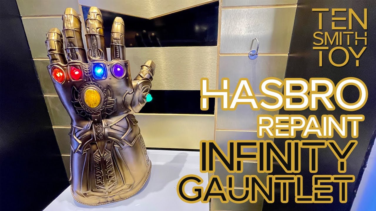Hasbro Repaint Infinity Gauntlet (360 View) - YouTube
