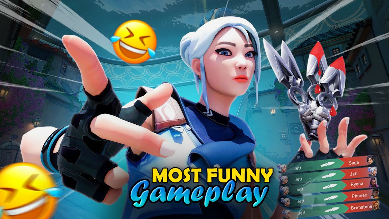 Jett Most Funny Gameplay😂 | Valorant Best Agent Jett Ultimate #valorant ...
