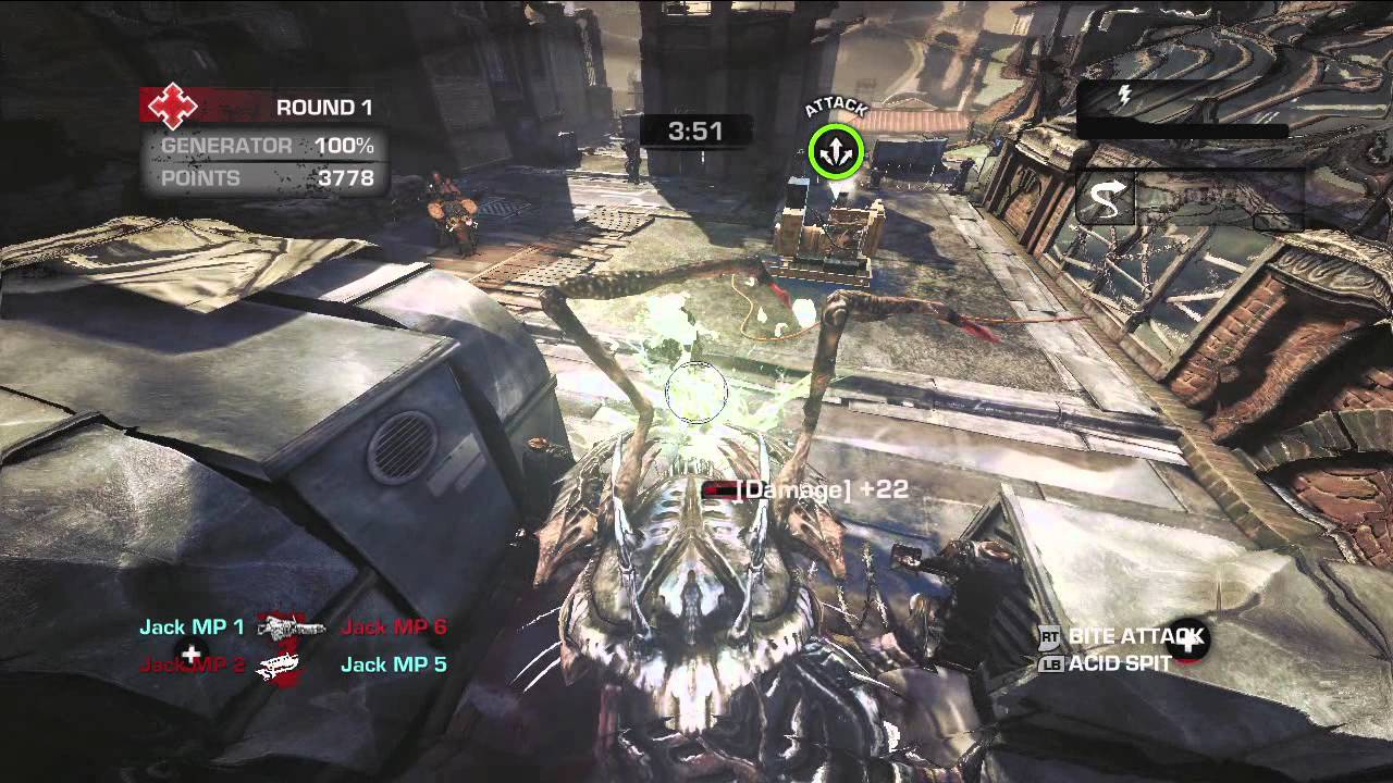 Gears of War Judgment Overrun Gameplay - YouTube