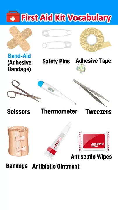 🩹 First Aid Kit Vocabulary | Learn English | #shorts - YouTube