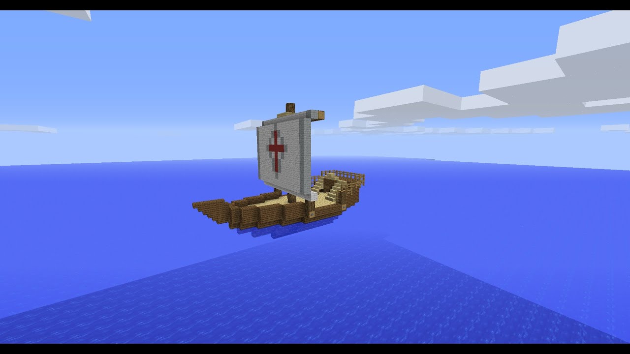 Tutorial - jak postavit docela dobrou Loď v Minecraftu díl 6. - YouTube