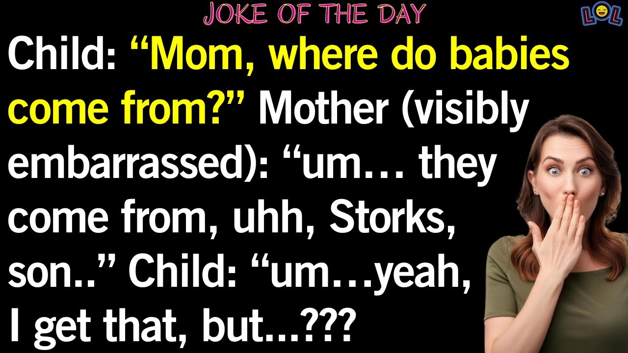😂Best Jokes | "A Kid’s Curiosity Meets a Mom’s Awkward Stork ...