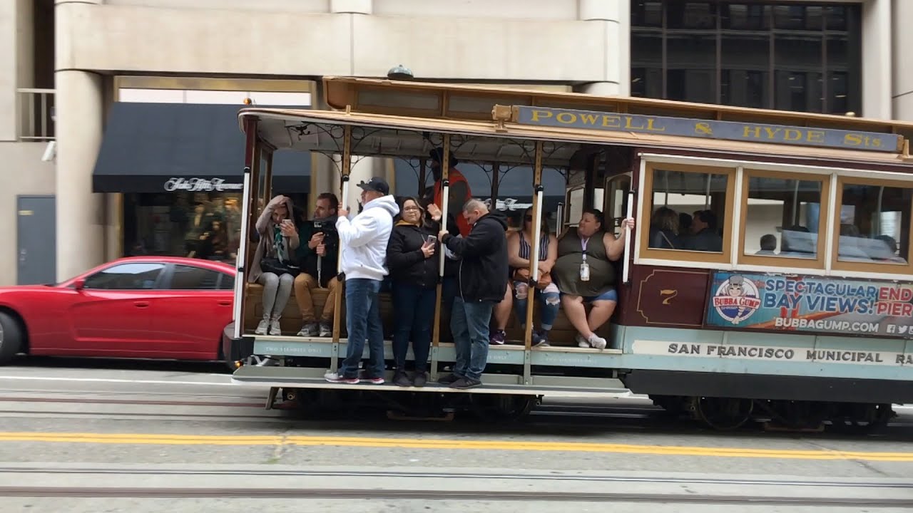 Powell-Hyde Cable Car 7 @ Powell St & Post St San Francisco California ...