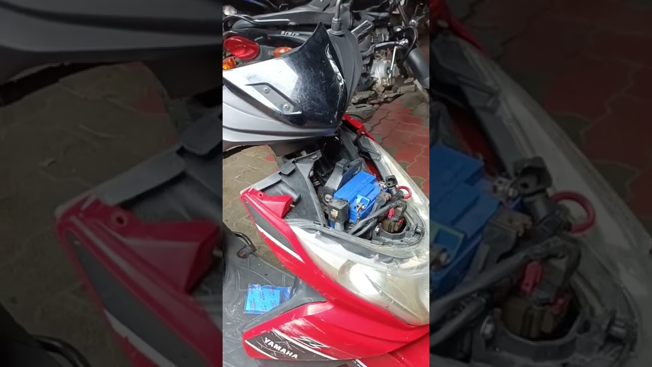 Yamaha Ray z headlight adjustment #ray #rayzr125 - YouTube