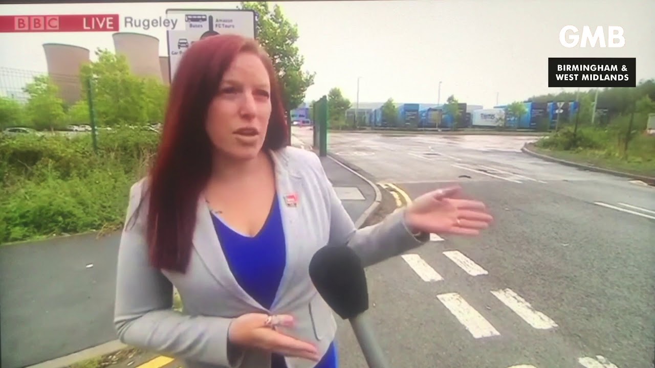 Protest at Amazon Rugeley 6.9.18- GMB West Midlands - YouTube