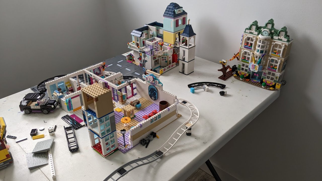 Finishing My Lego City (Build-With-Me) - YouTube