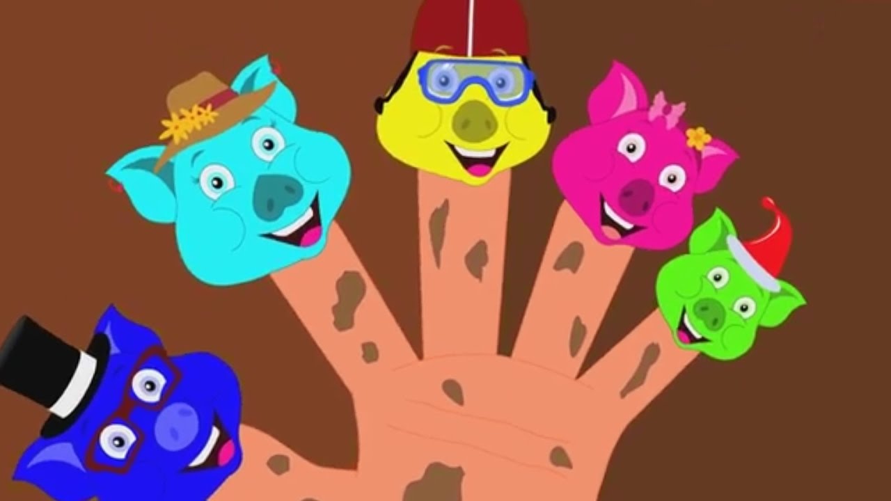 pig finger family | nursery rhymes | kids videos - YouTube