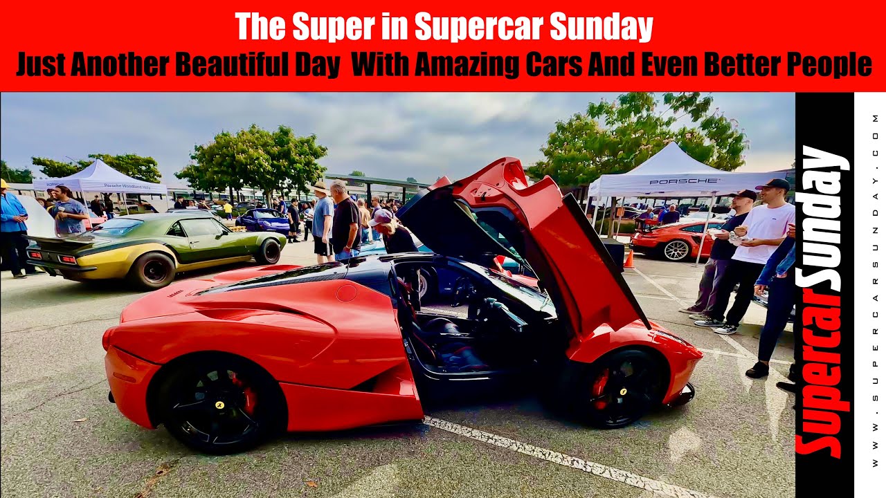 This Is Why We Call It Supercar Sunday... Not Only The Cars, The People ...