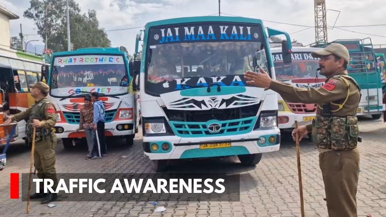Reasi: Police Holds Traffic Awareness Drive For Bus, Matador Drivers ...