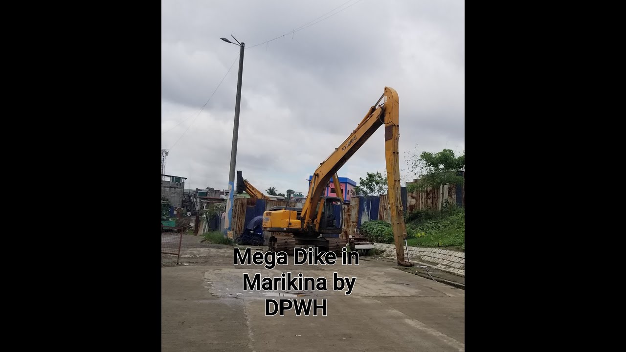 Mega Dike..DPWH Project. .Marikina River Unfinished - YouTube