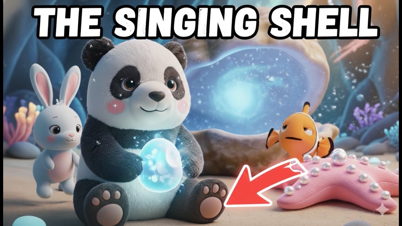 Secret Singing Shell! 🐚 Bunny and Bear Under the Sea | Cute 3D ...