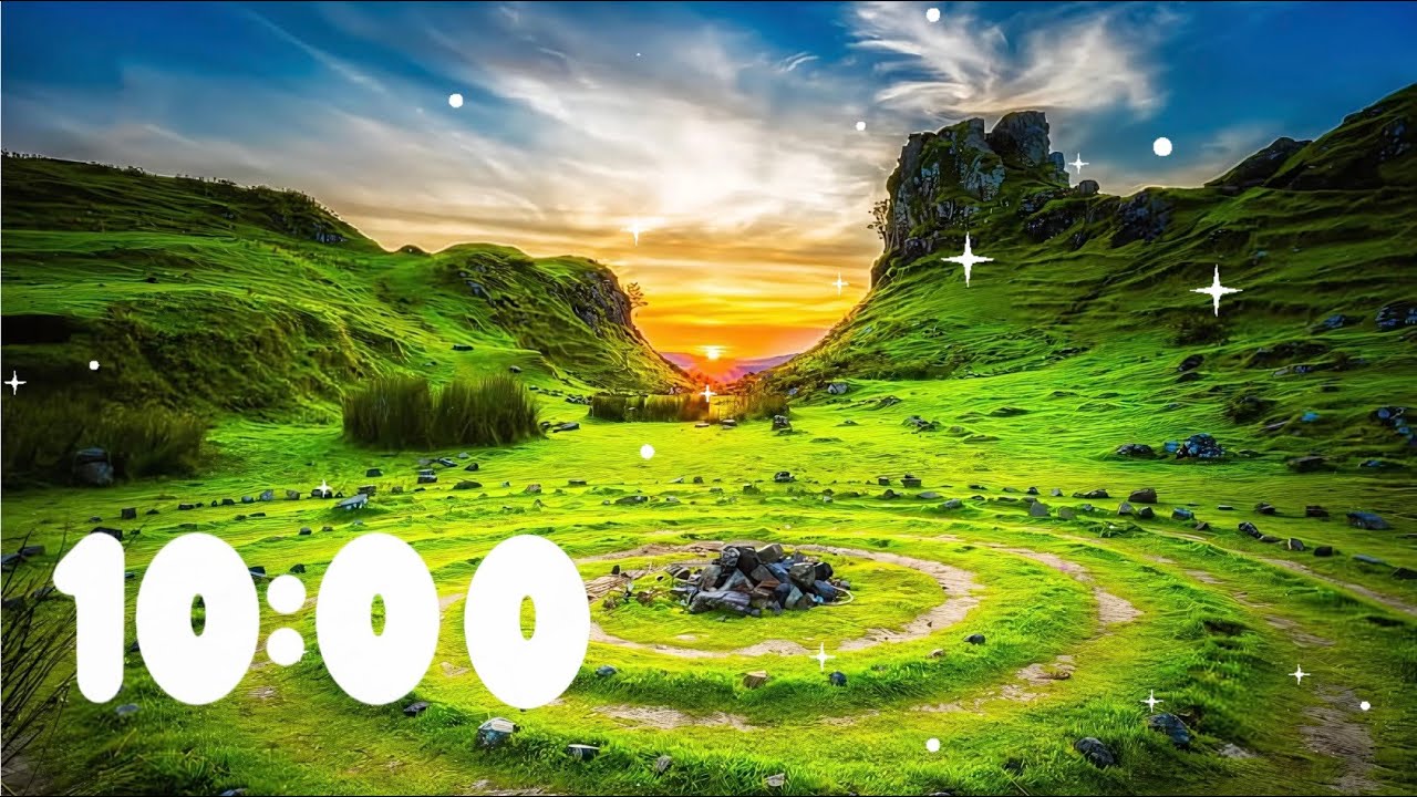 🌈 10-Minute St. Patrick’s Day Countdown Timer ⏳ | Magical Ireland Scenery & Irish Music 🍀 - YouTube