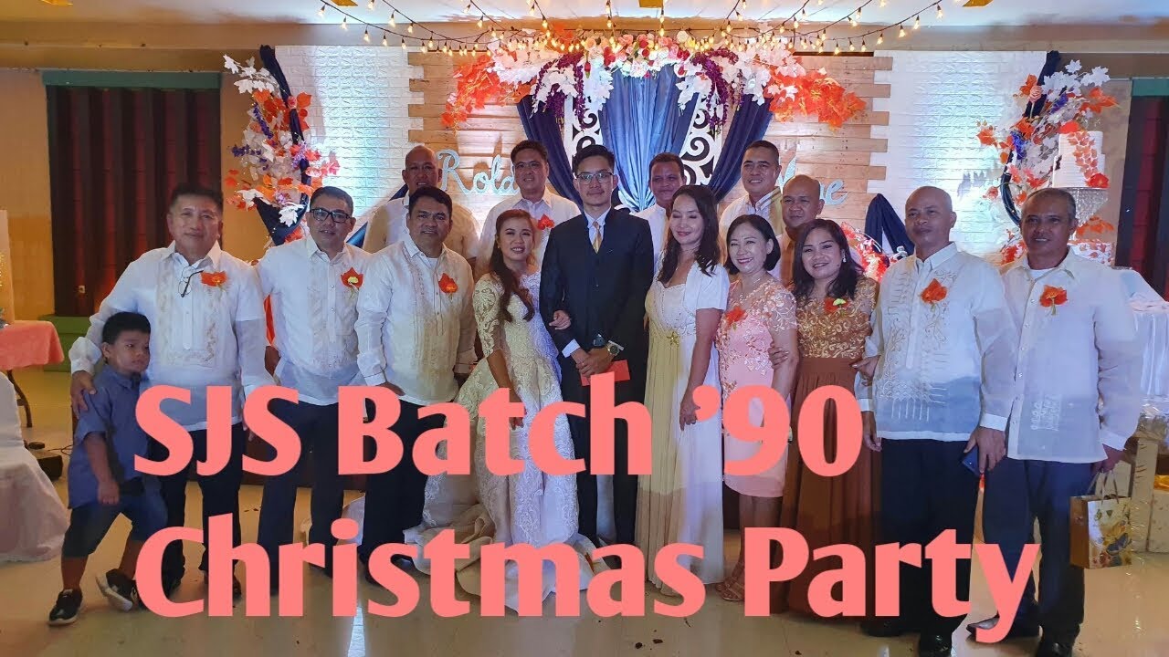 SJS Batch '90 Christmas Party 2019 My Hubby's Batch/Funny Video - YouTube