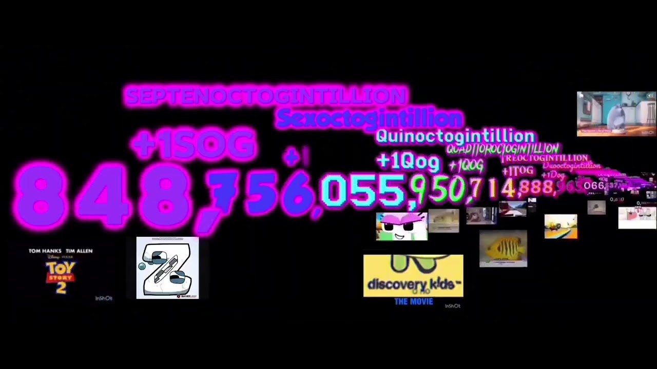 Numbers 1 to 1 Novemoctogintillion (89/100) Centillion - YouTube