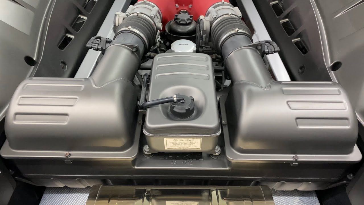 Ferrari 430 cabin & engine filter change - YouTube