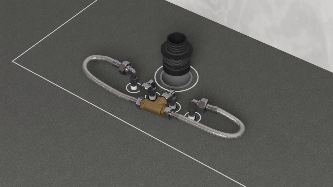 Hydraloop Prepare Plumbing with Concealed Plumbing - YouTube