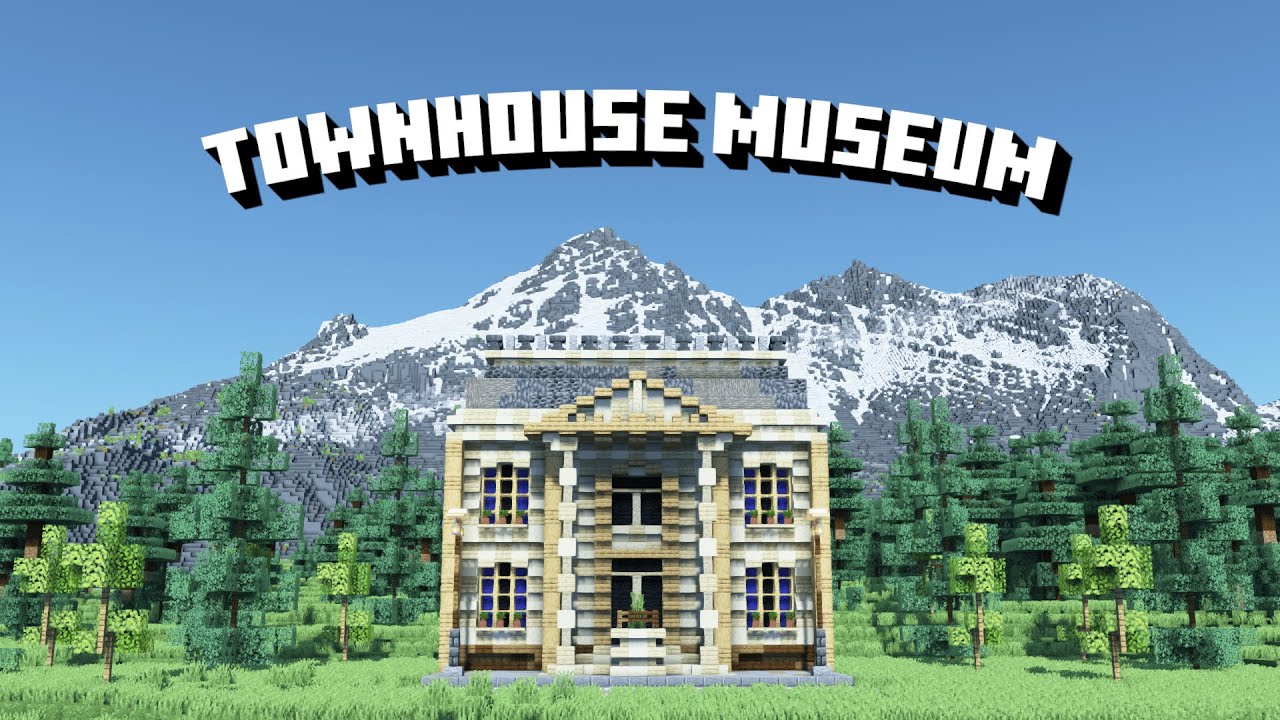 How To Build A Townhouse Museum In Minecraft! | Minecraft Building ...