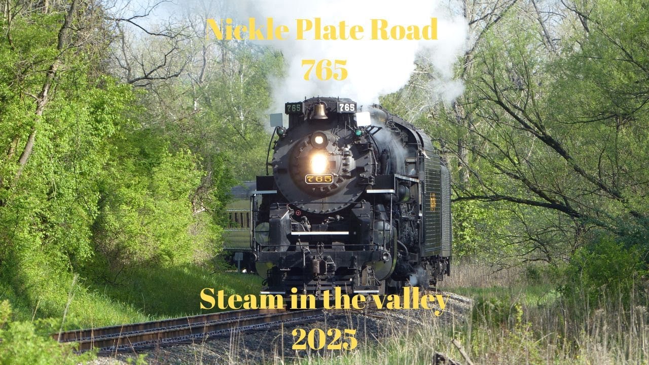 Nickle Plate Road 765: Steam in the valley 2025 - YouTube