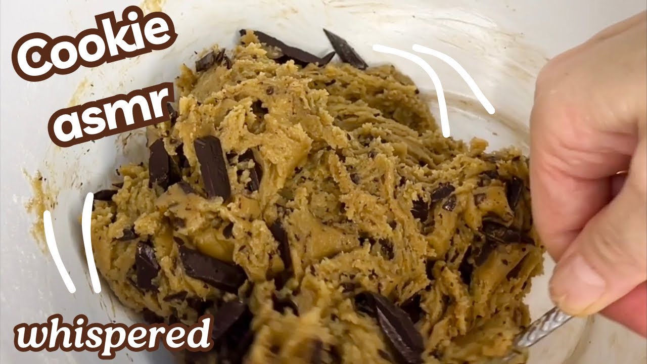 ASMR * Tapping on Ingredients 👩🏼‍🍳🍪* Slicing & Stirring * Whispering ...