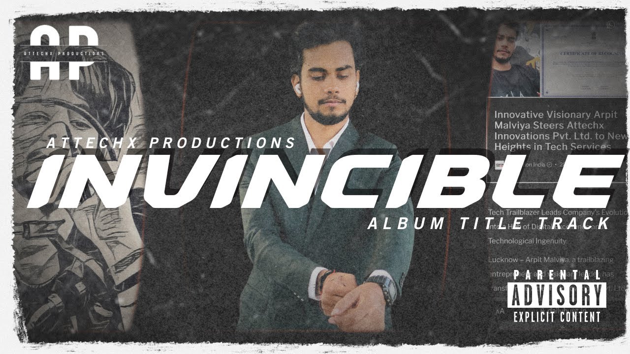 INVINCIBLE RAGE RAP TITLE TRACK ARPIT MALVIYA PROD. @Pendo46 INVINCIBLE ...