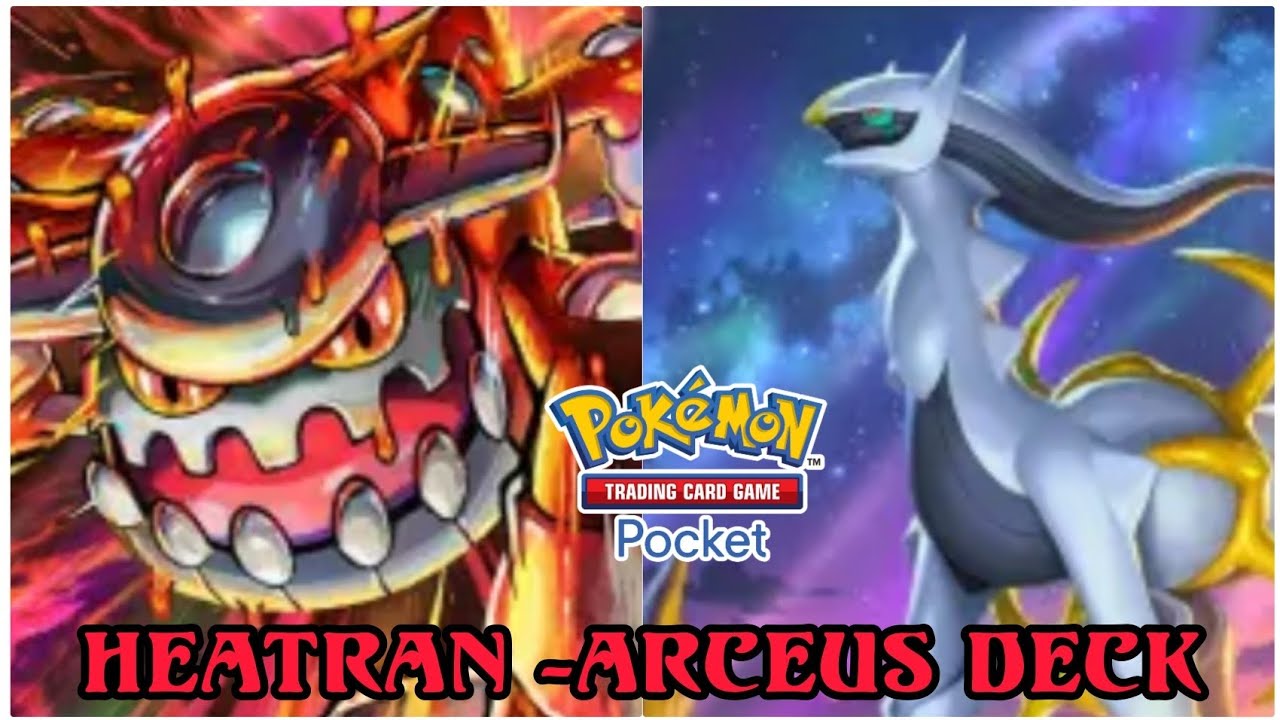 Heatran -Arceus Fast Deck- Triumphant Light |Pokemon TCG Pocket Random ...
