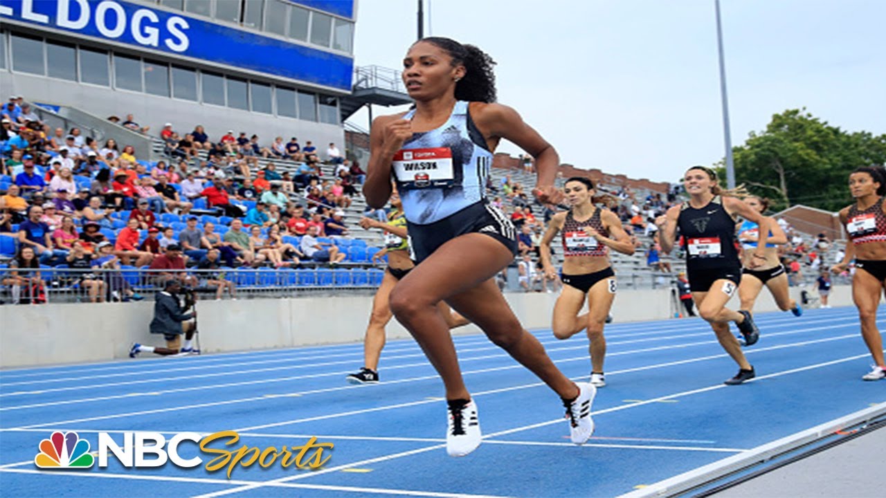 Ajee Wilson dashes to gold in women's 800 at 2019 USATF Outdoor ...