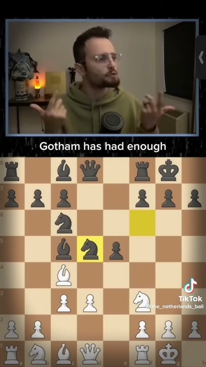 Gotham has had enough #gothamchess #chess #levyrozman #comedy #fun # ...