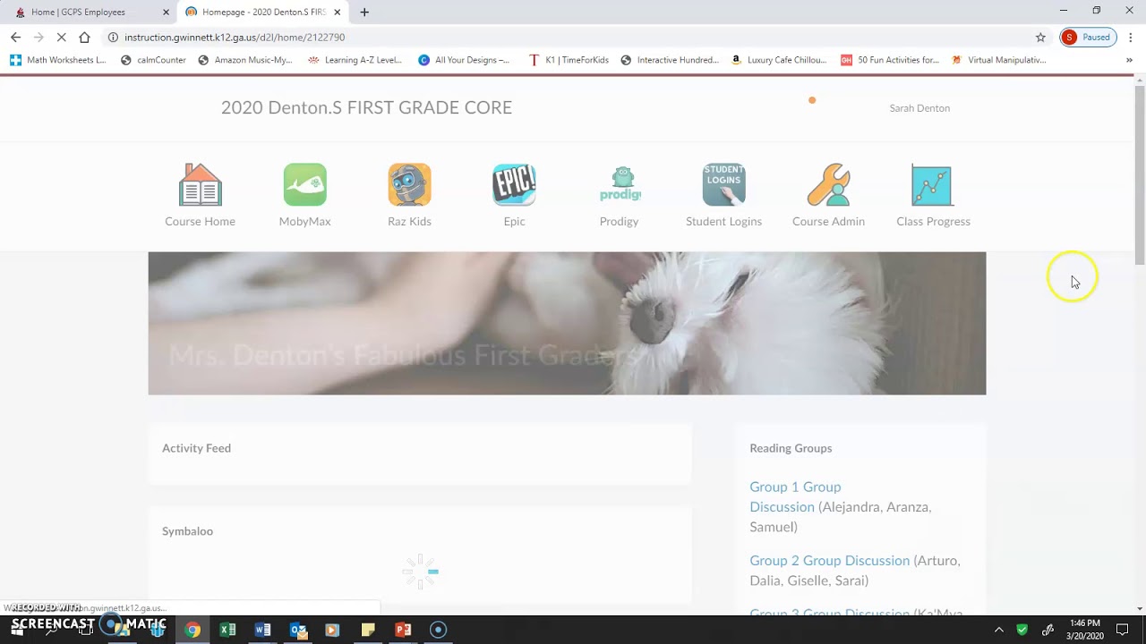 How to Set Up Reading Groups on eClass - YouTube
