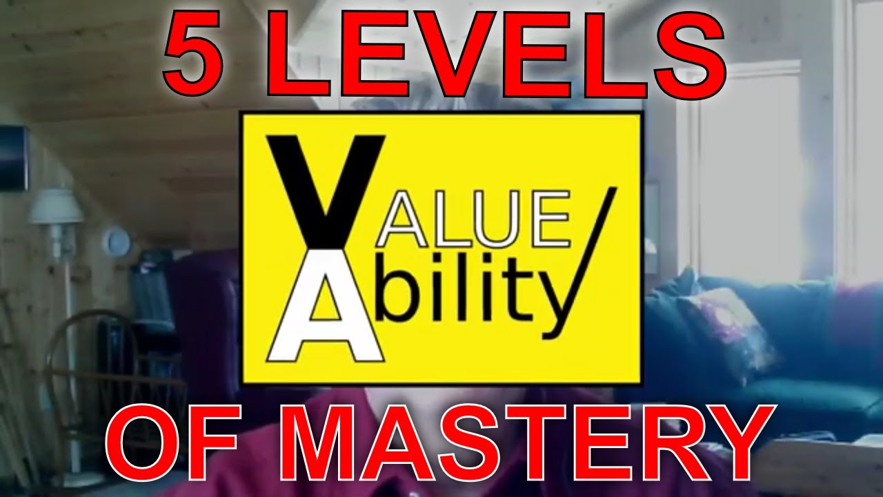 Value-Ability: Video 4 - 5 Levels of Mastery - YouTube