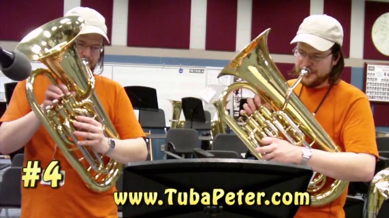 Rubank Voxman Trombone / Euphonium Duets 4 + 10 + 18 - YouTube