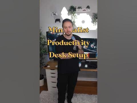 The Perfect Minimalist Productivity Desk Setup? - YouTube