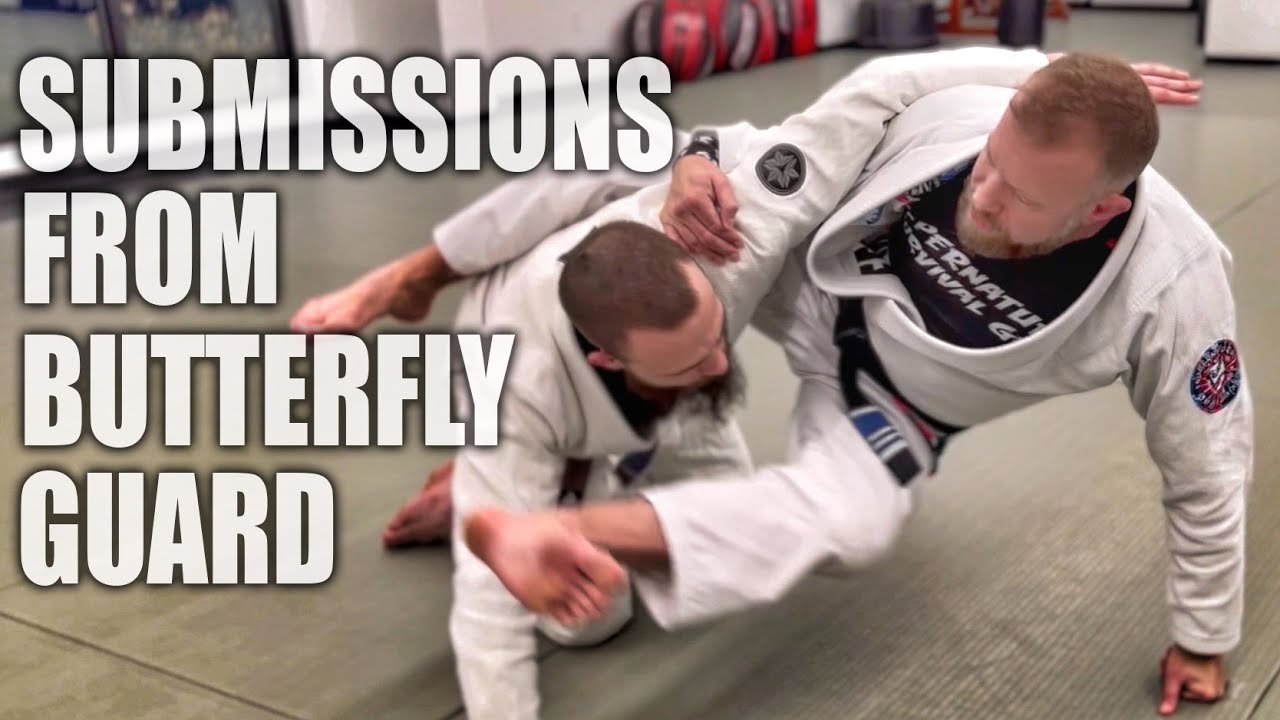 Lots of Butterfly Guard Submissions - YouTube