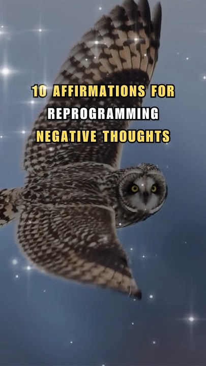 10 Affirmations for Reprogramming Negative Thoughts💭 - YouTube