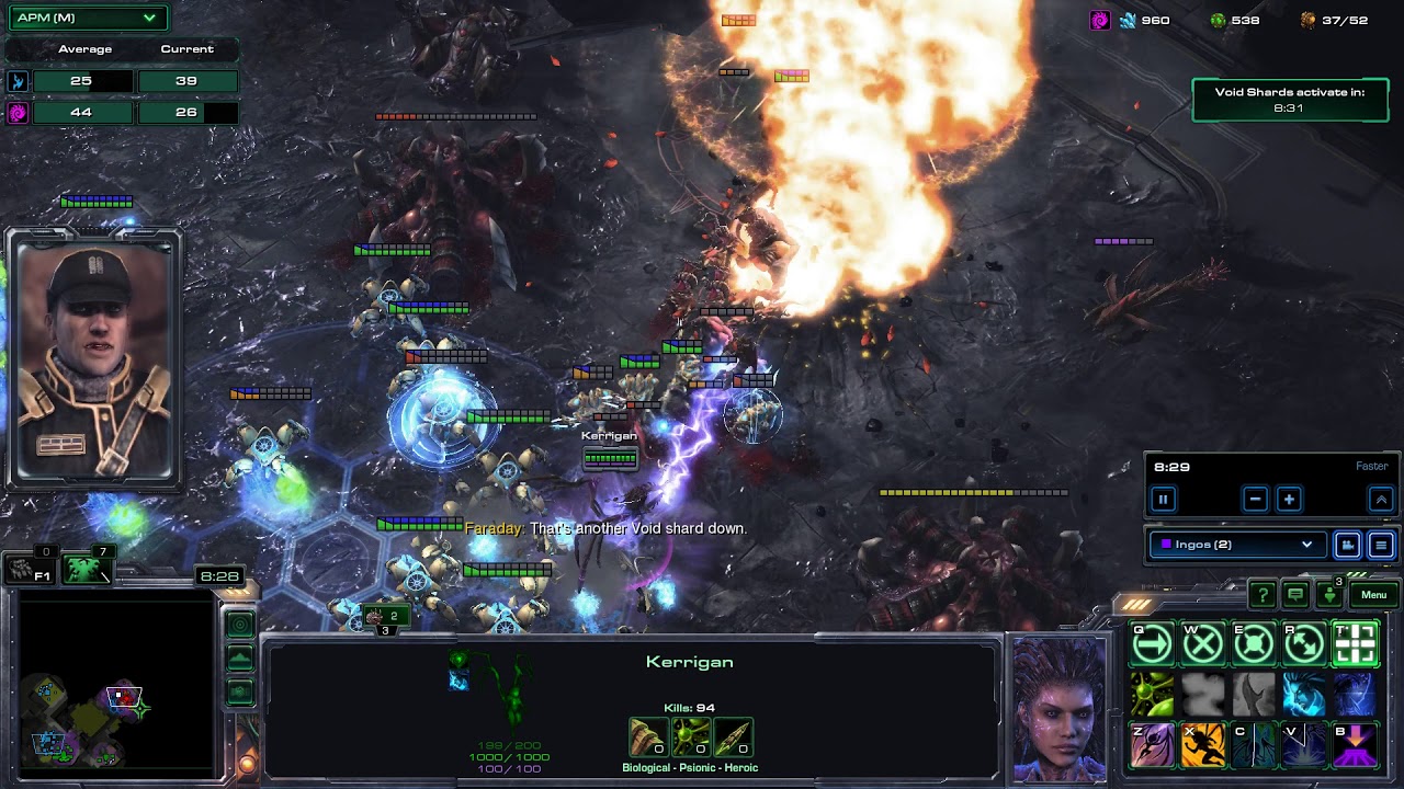 Starcraft 2 - Rifts on Korhal BRUTAL Co-op - Kerrigan - YouTube