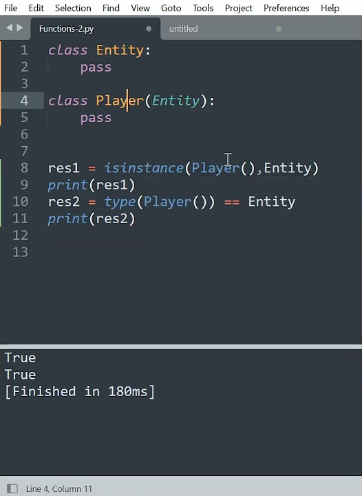Python Difference Between Isinstance And Type Functions Useful Tip Shorts Shortvideo