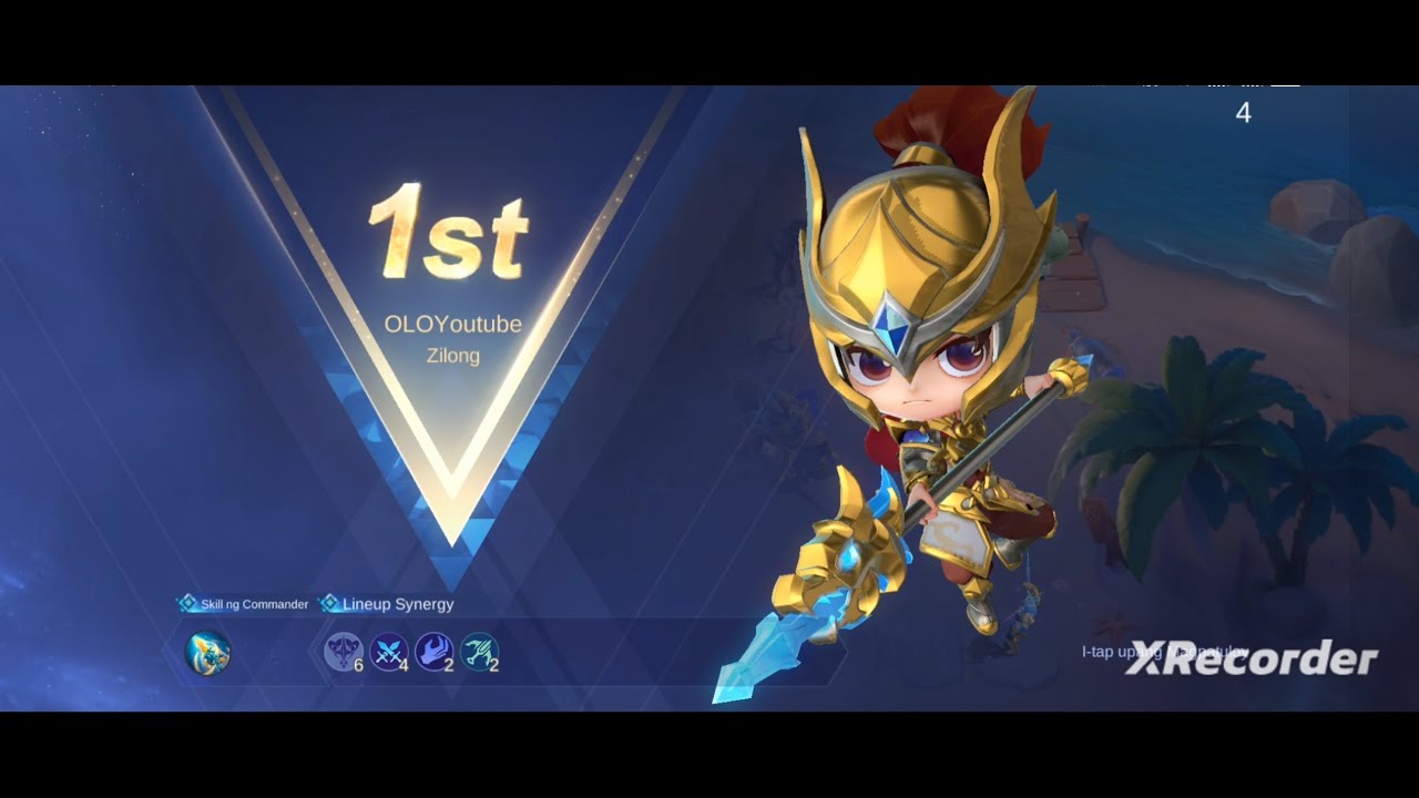 ZILONG Commander Great Dragon Spear Skill Game #19 Magic Chess Mobile ...