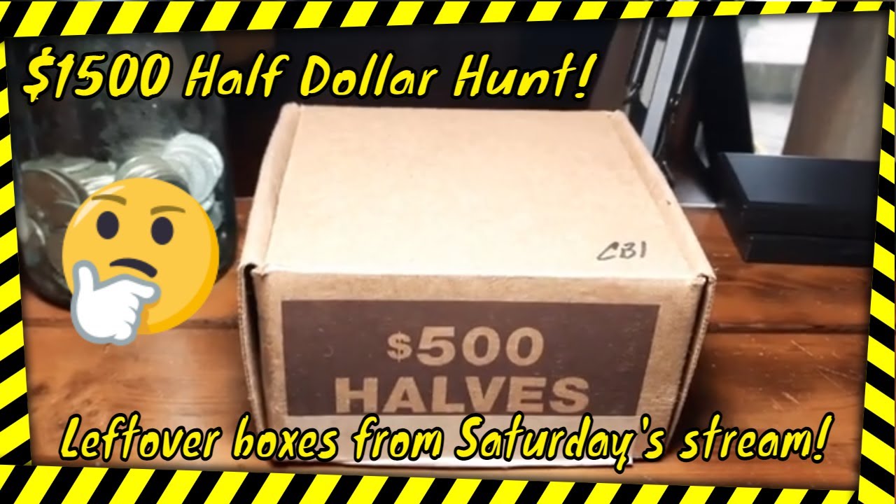$1500 Half Dollar Hunt! Coin roll hunting half dollars. - YouTube