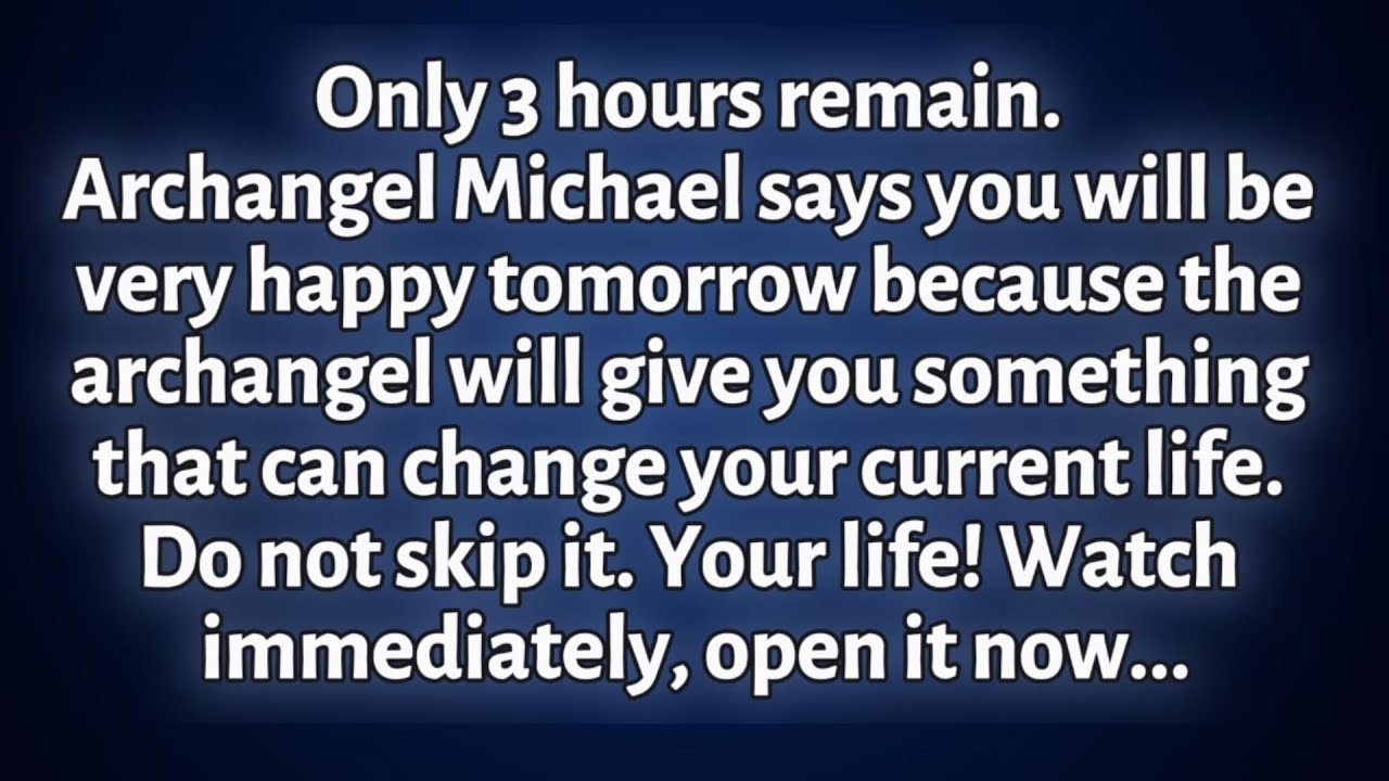 You will be very happy tomorrow because... - YouTube