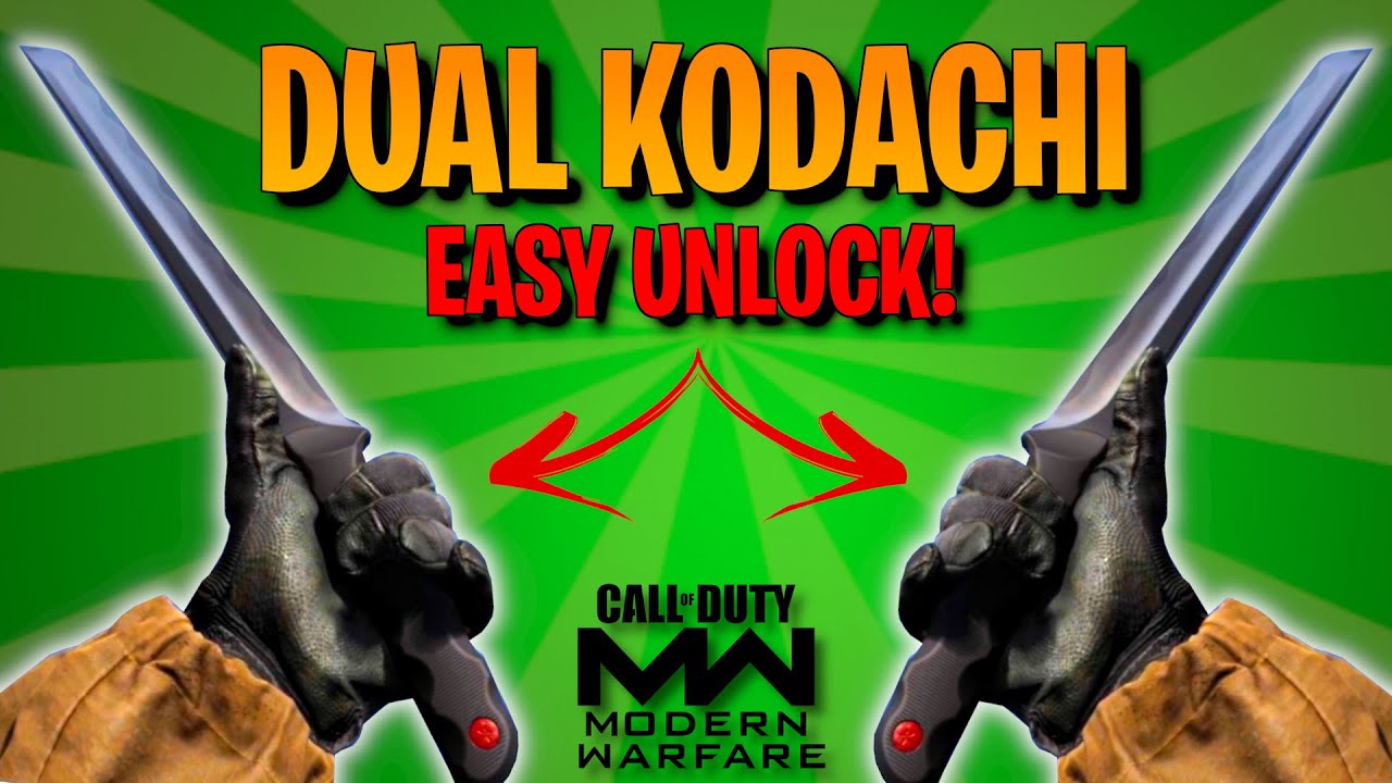 Dual Kodachi Swords Unlocked | Modern Warfare Season 5 - YouTube