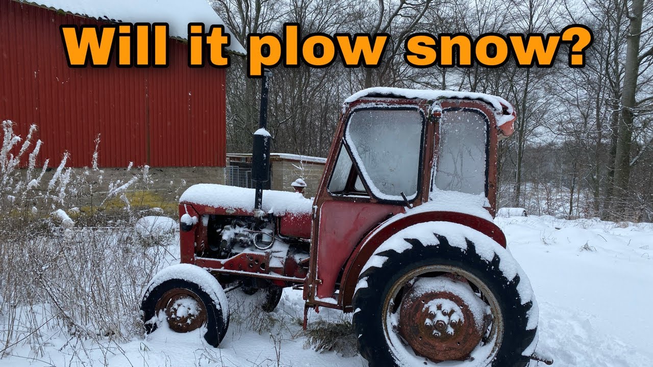 Getting my 60 Year Old Tractor Ready for the First Snow Storm of the ...